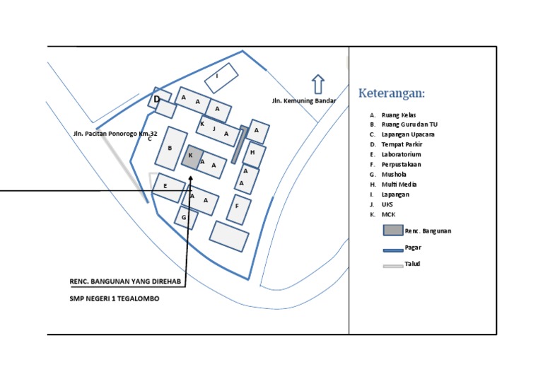 Peta Layout MCK SMPN | PDF