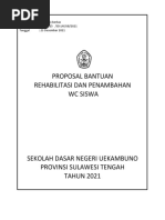 Proposal Rehab Ruang Kelas SD 2025 | PDF
