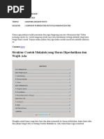 Contoh Makalah Docx | PDF