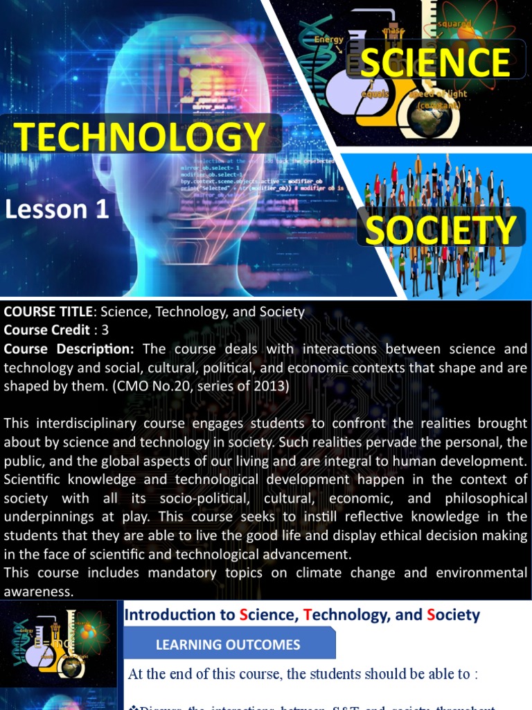 STS Lesson 1 | Download Free PDF | Science | Scientific Method