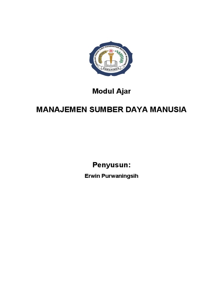 Modul Ajar MSDM | PDF