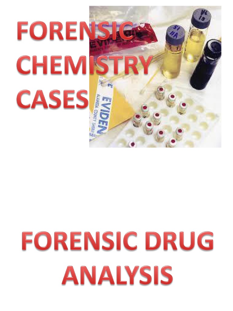 Forensic Drug Analysis Techniques | PDF | Gas Chromatography–Mass ...