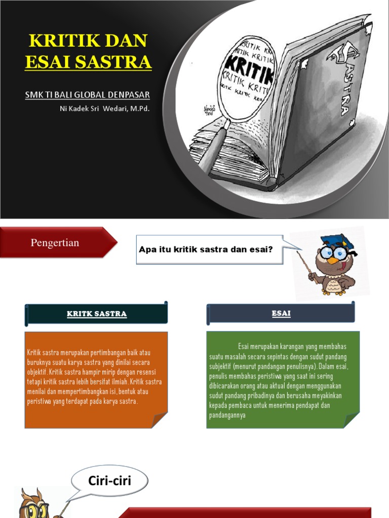 Kritik Dan Esai | PDF