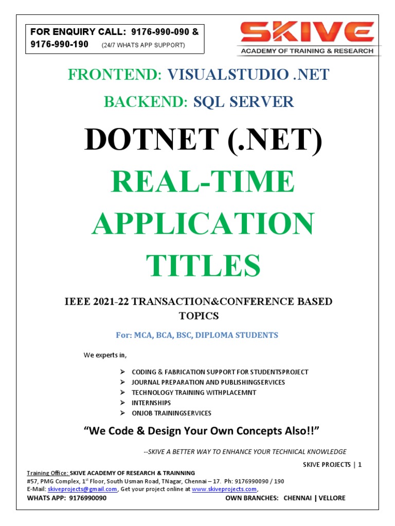 Realtime Application Projects 2021-22 | PDF | Web Application | Cluster Analysis