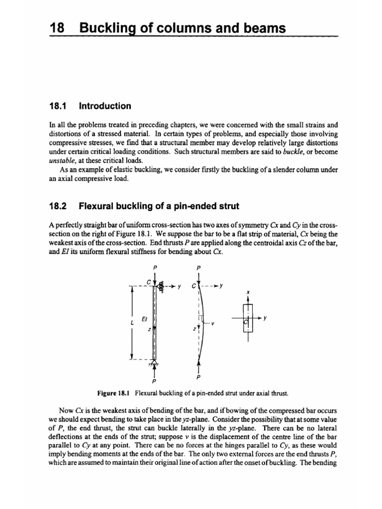 Buckling of Columns | PDF