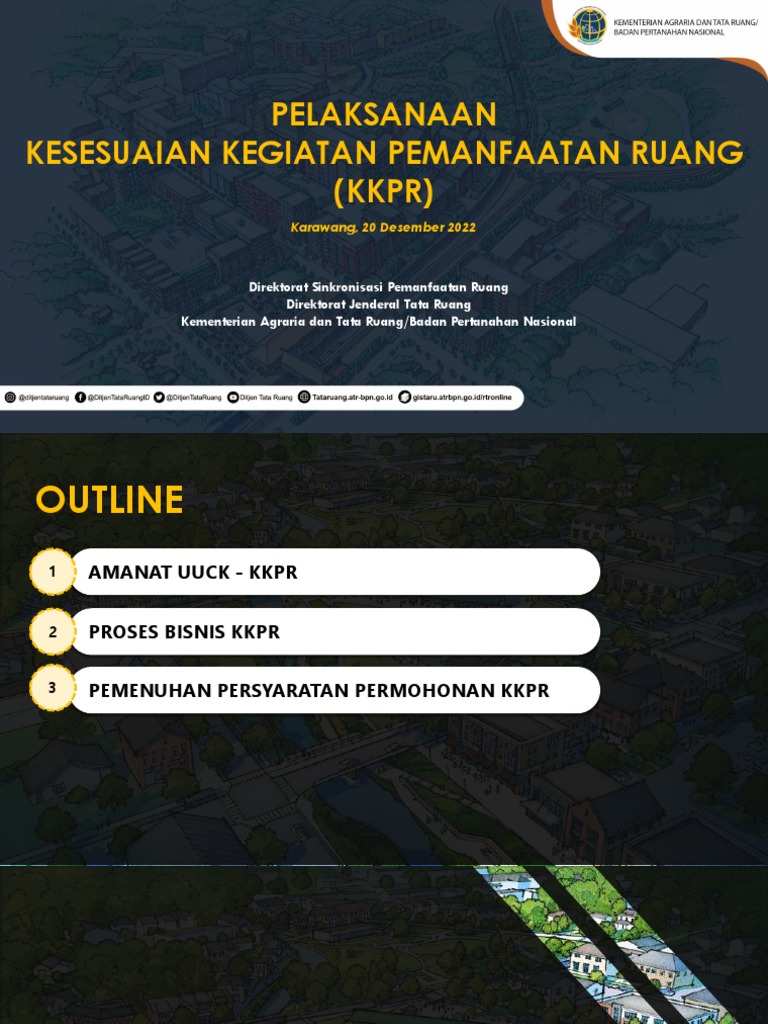 Dir SPR - Pelaksanaan KKPR (Karawang 19 Desember 2022) - Share | PDF