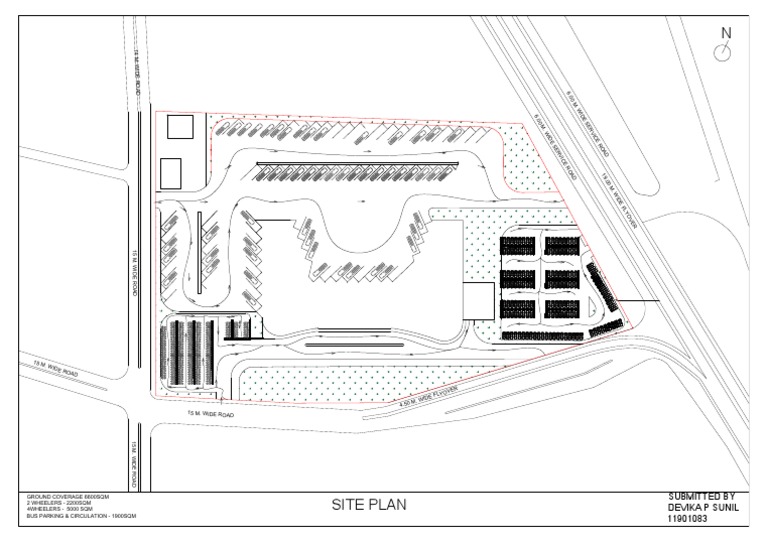 Site Plan Bus Terminal | PDF