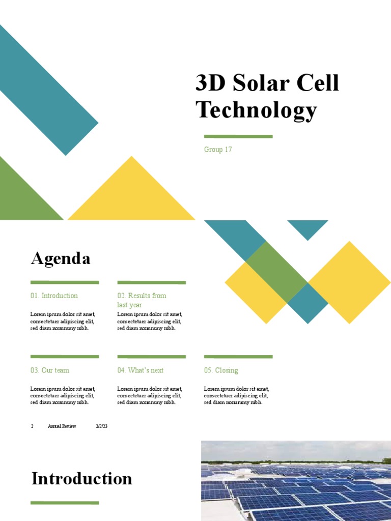 3D Solar Cell Technology Ie | PDF | Solar Cell | Photovoltaics