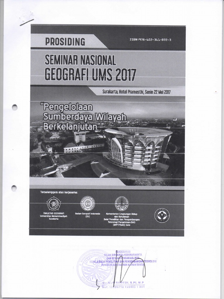 2017 Prosiding Geografi UMS Santi Rahardyan Biota Air | PDF