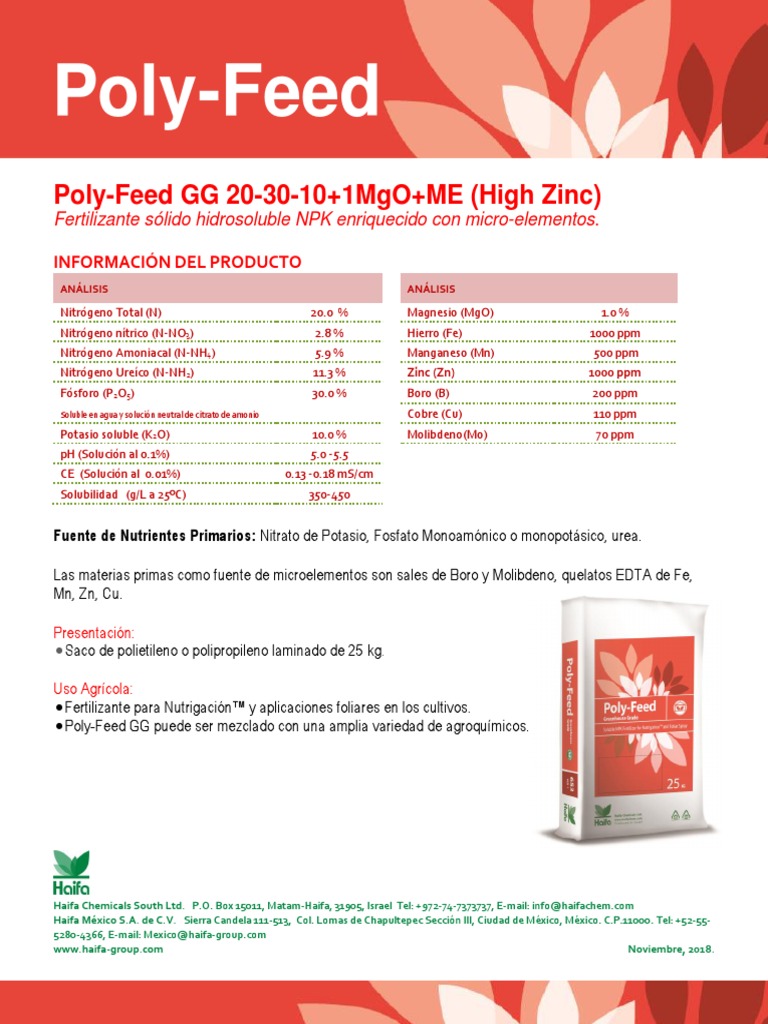 SW Poly Feed 20 30 10 1 Me | PDF