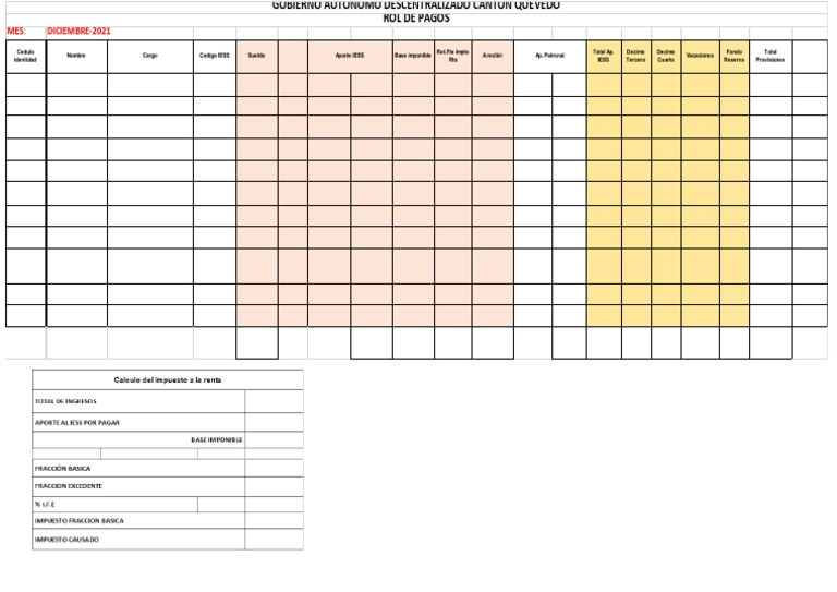 Doc13 Rol para Imprimir | PDF