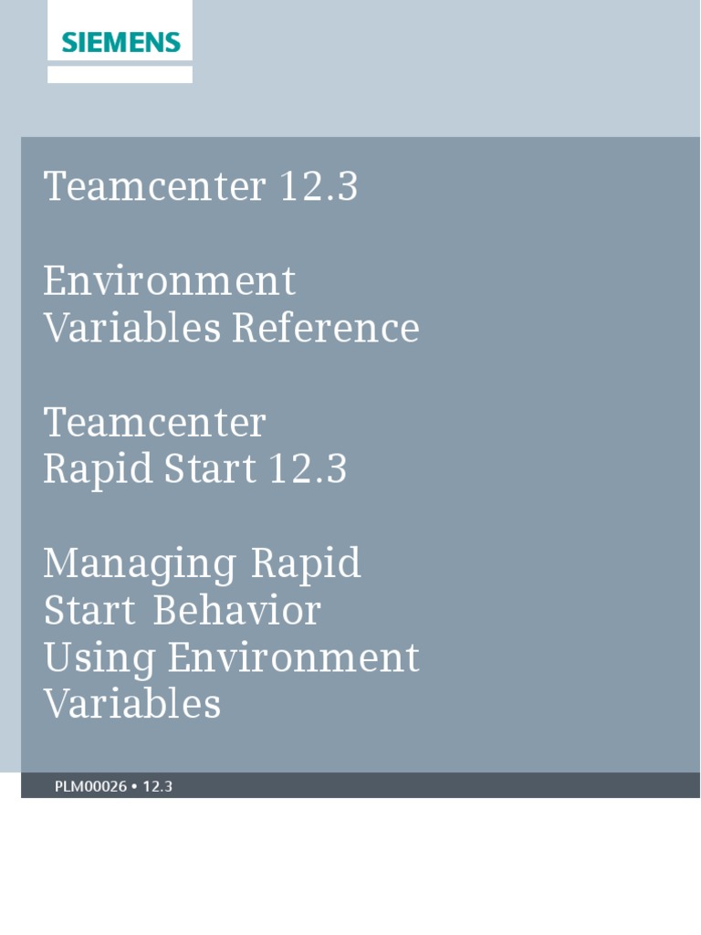Environment Variables Guide (Tc12.3) | PDF | Java (Software Platform ...