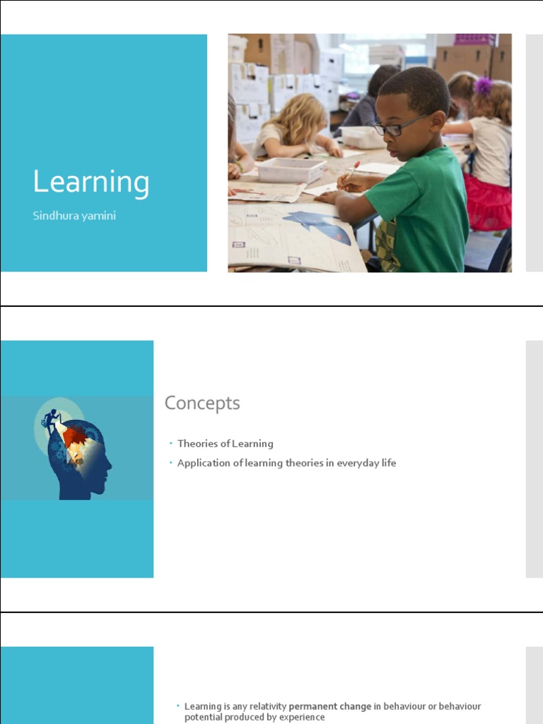 6 Learning | PDF | Classical Conditioning | Reinforcement