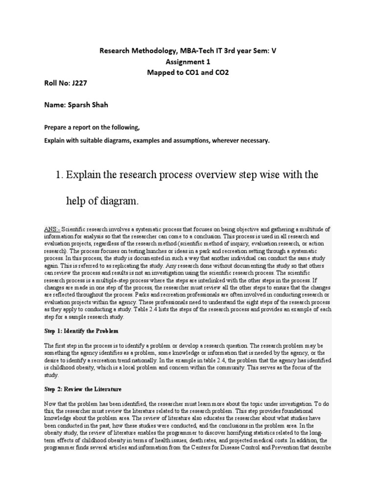 Research Process Overview | PDF | Scientific Method | Qualitative Research