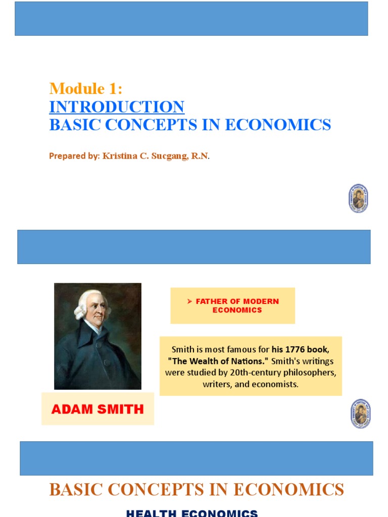 Health Econ-Module 1 | PDF | Economics | Goods
