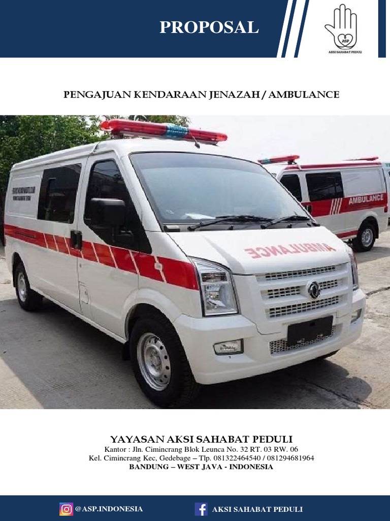 Proposal Bantuan Ambulance Gratis | PDF