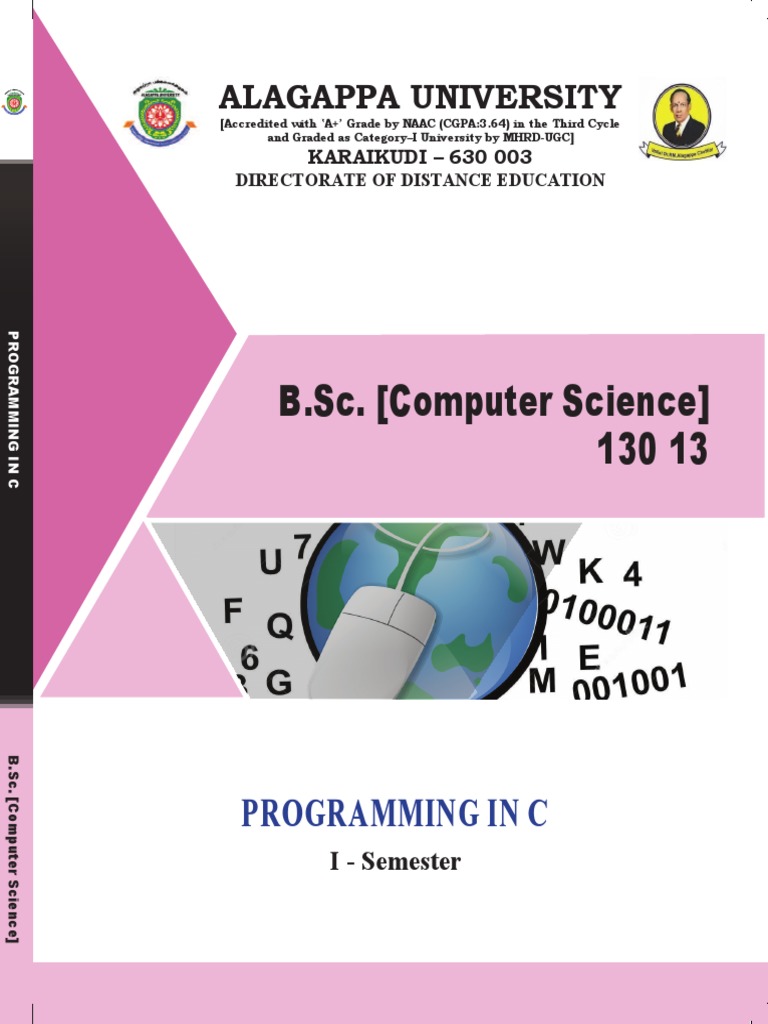 Ug B Sc Computer Science 130 13 Programming In C 8070 Pdf Pointer Computer