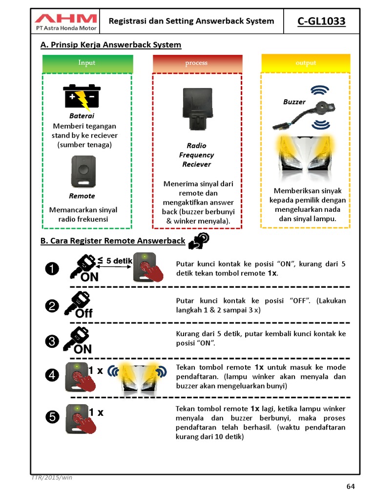 Registrasi Dan Setting Answerback System | PDF