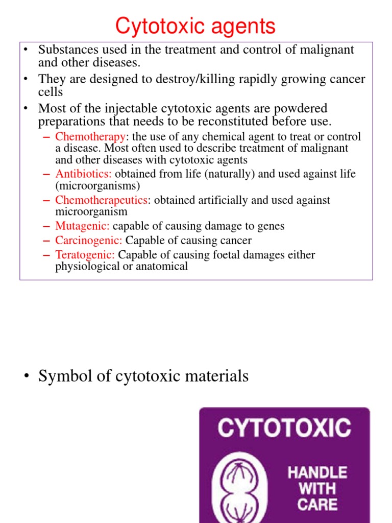 6-Cytotoxic Agents | PDF | Chemotherapy | Pharmacy