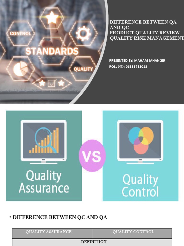 Difference Between Qa And Qc Pdf Quality Assurance Verification And Validation