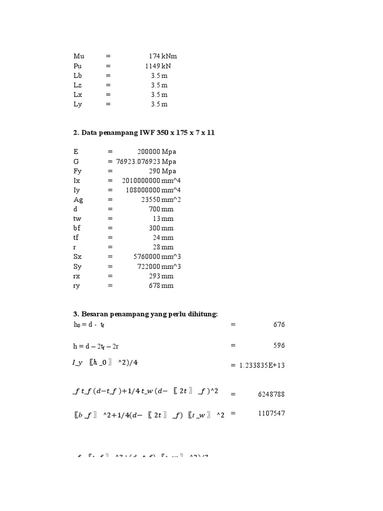 Perhitungan Beban dan Gempa Bangunan | PDF