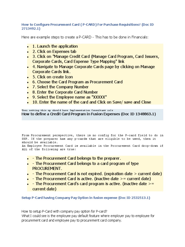 P Card Test | PDF | Credit Card | Procurement