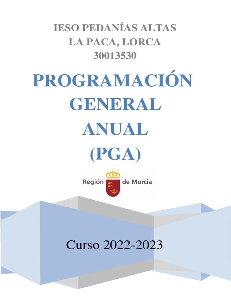 PGA IESO Pedanías Altas 22-23 | PDF | Plan de estudios | Periférico