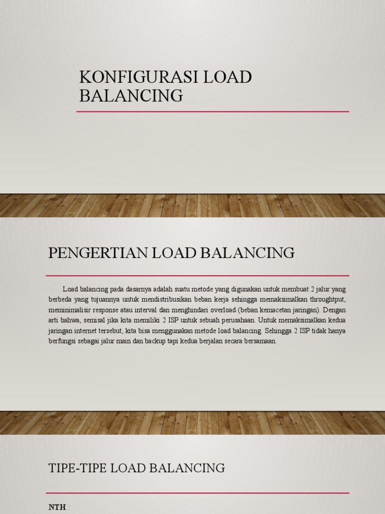 Ppt Load Balancing Muhamad Akbar Fauzi Pdf