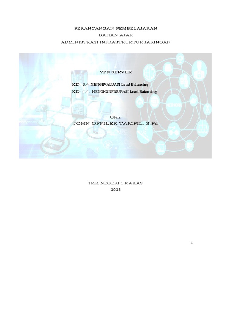 BAHAN AJAR Load Balancing | PDF | Komputer