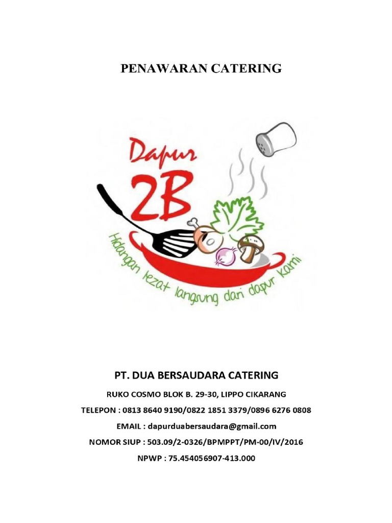 Contoh Proposal PT Perusahaan | PDF