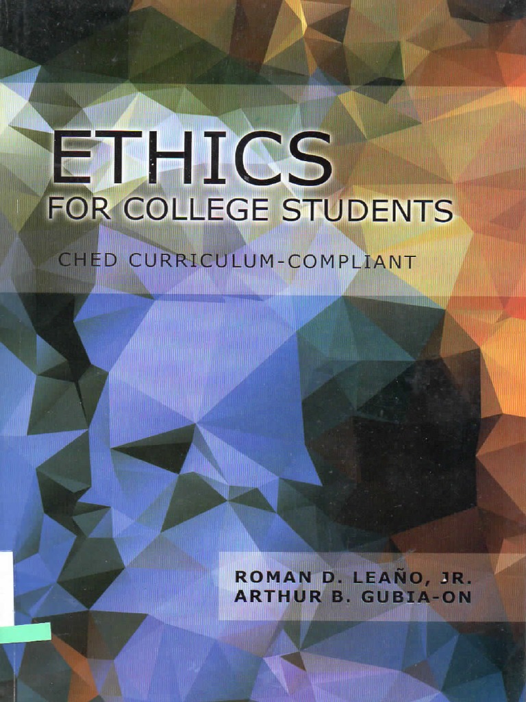 Ethics For College Students (By Roman Leano) | PDF