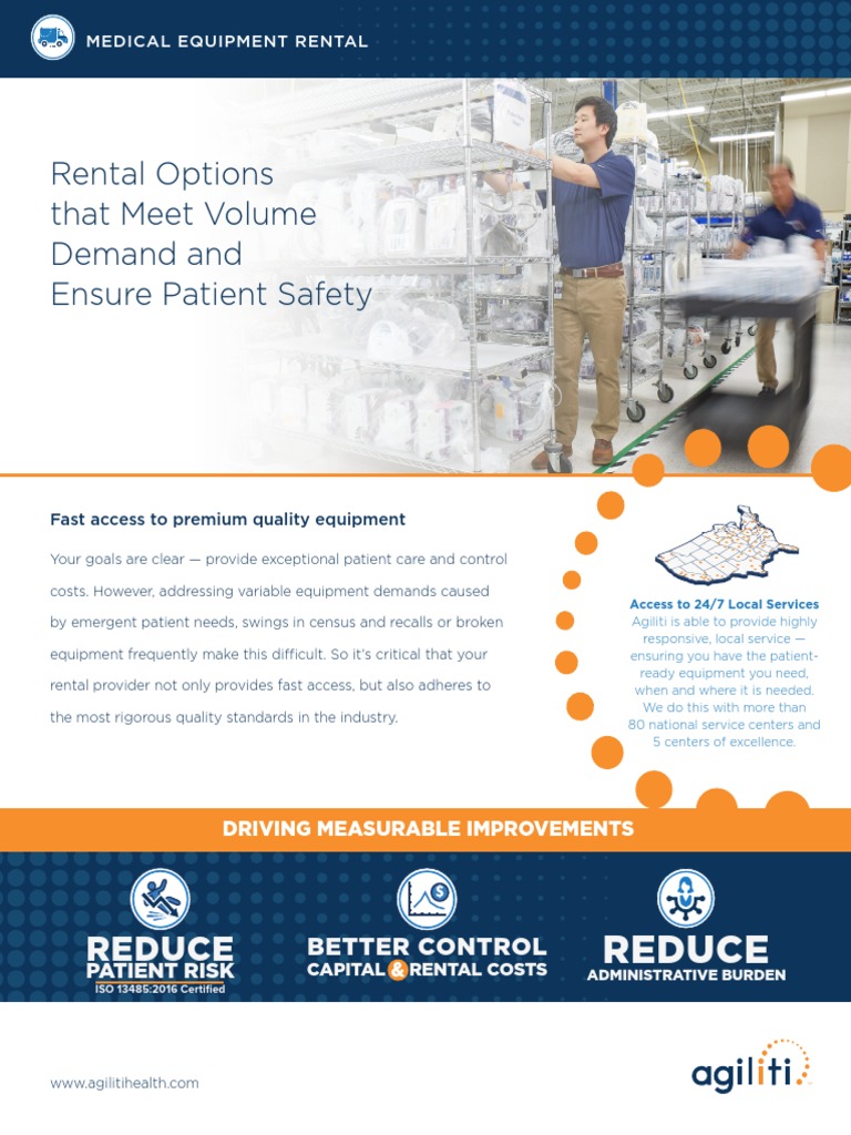 Agiliti Rental Brochure | PDF | Medical Device | Hospital