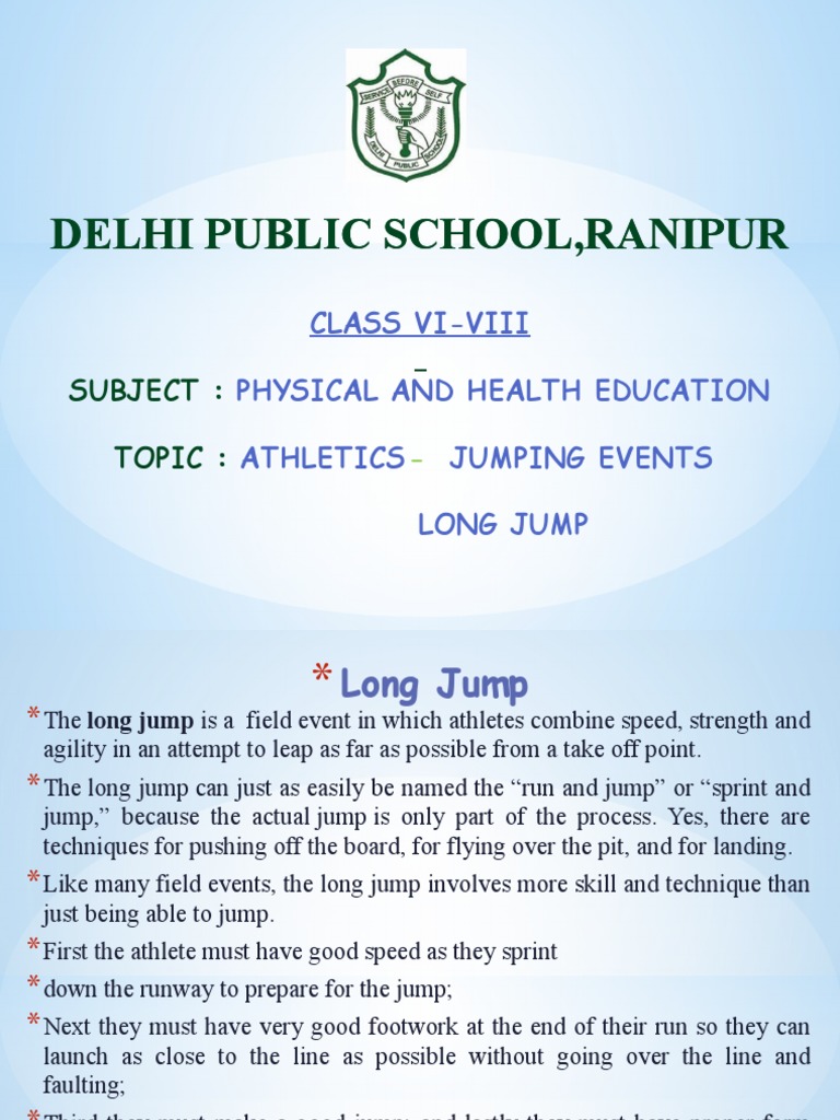 Long Jump | PDF