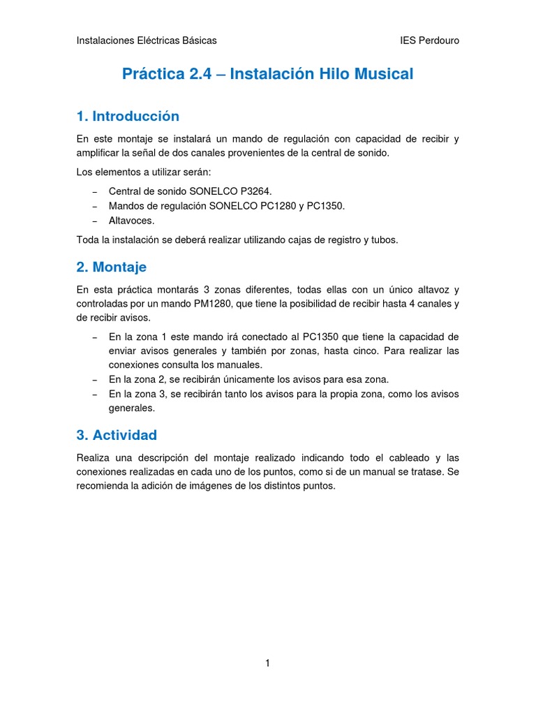 Práctica 2.4-Hilo Musical | PDF