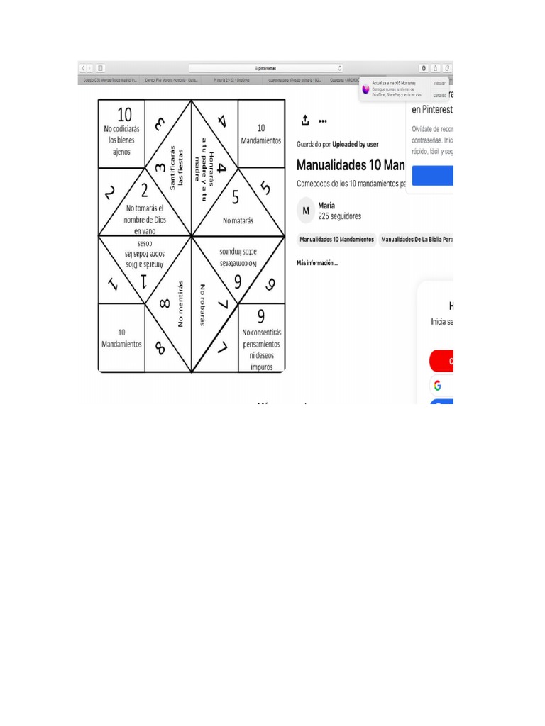 Comecocos Los Mandamientos | PDF