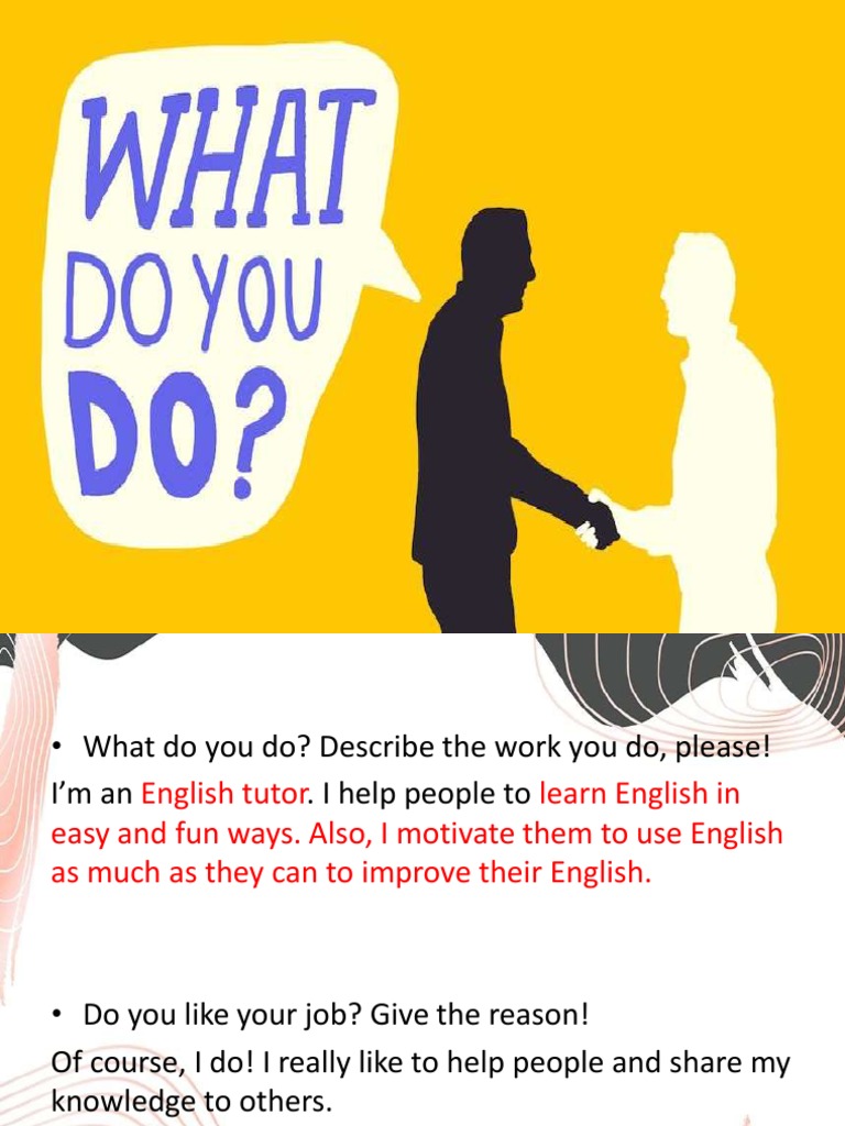 What Do You Do | PDF