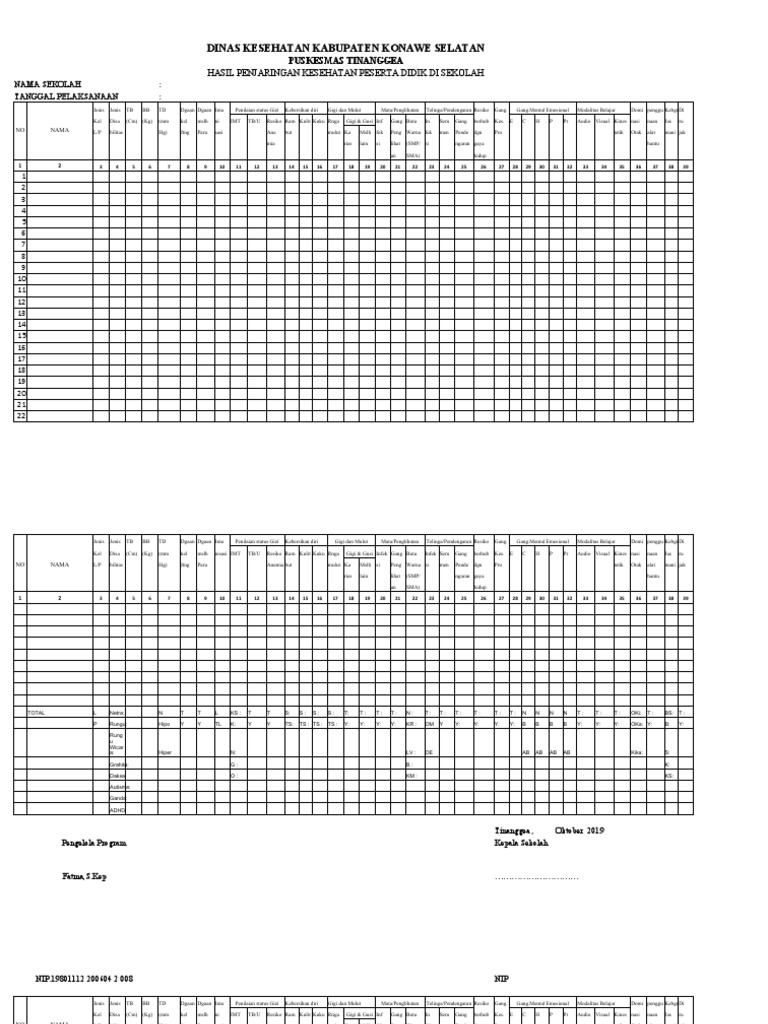 Hasil Penjaringan | PDF
