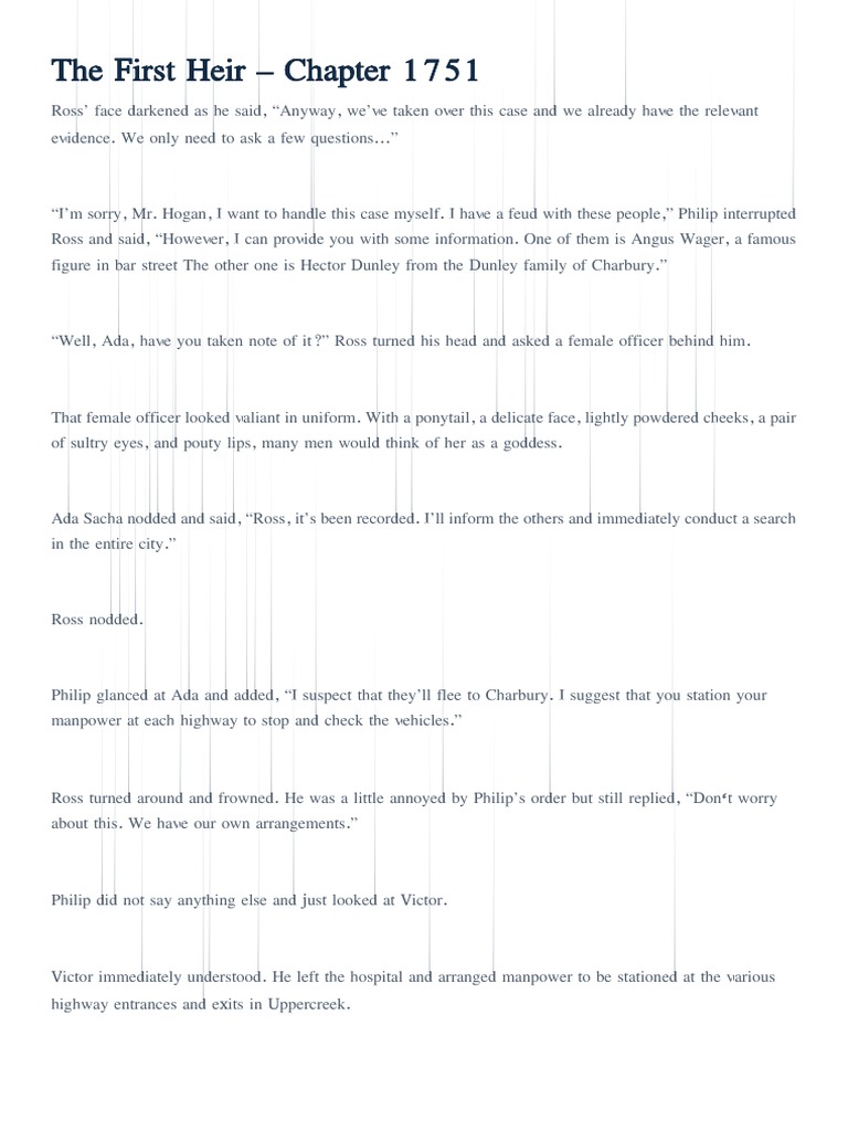 Uppercreek Chase: Philip's Strategy Unfolds | PDF