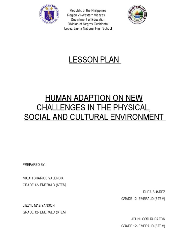 Lesson Plan | PDF | Climate Change Mitigation | Adaptation