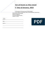 Asset Statement Form 34A | PDF
