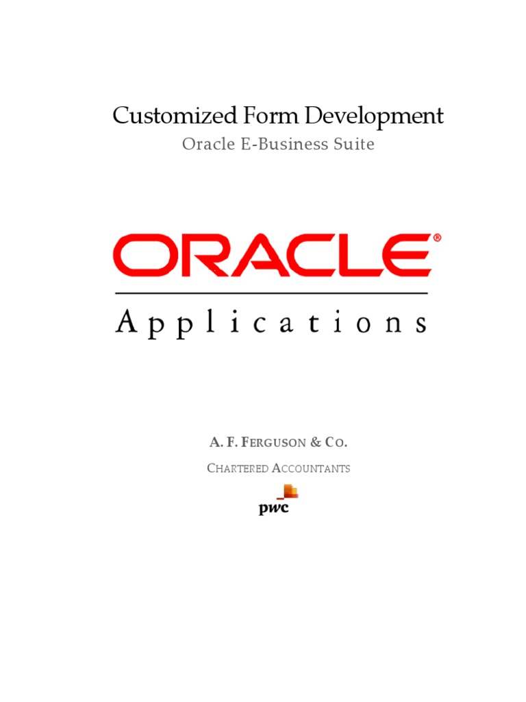 CUSTOM Oracle ERP JAVA FORM DEVELOPMENT USING PLSQL | PDF | Databases | Table (Database)