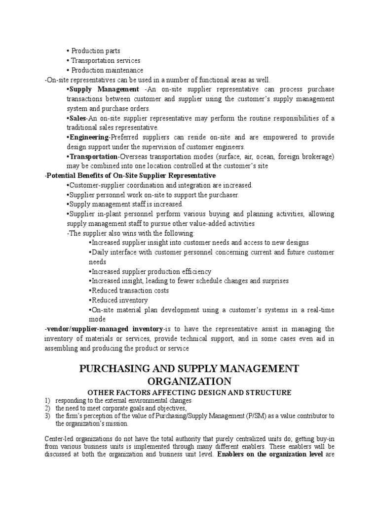 SC102 | PDF | Supply Chain | Procurement