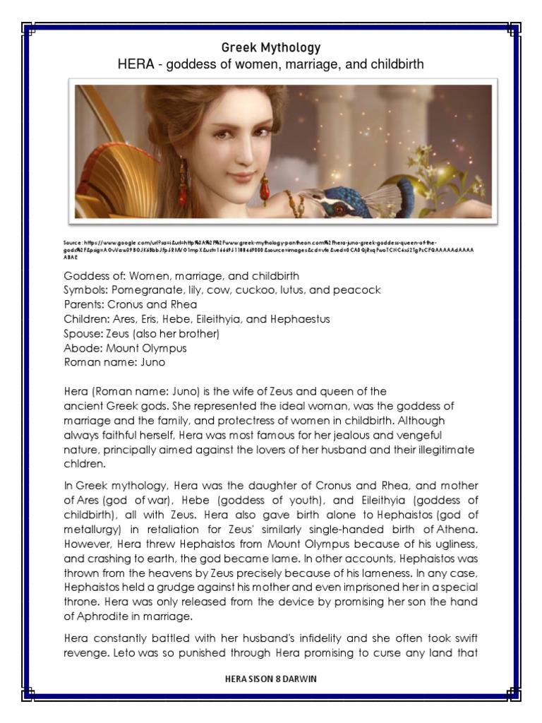 Greek Mythology | PDF | Hera | Aphrodite