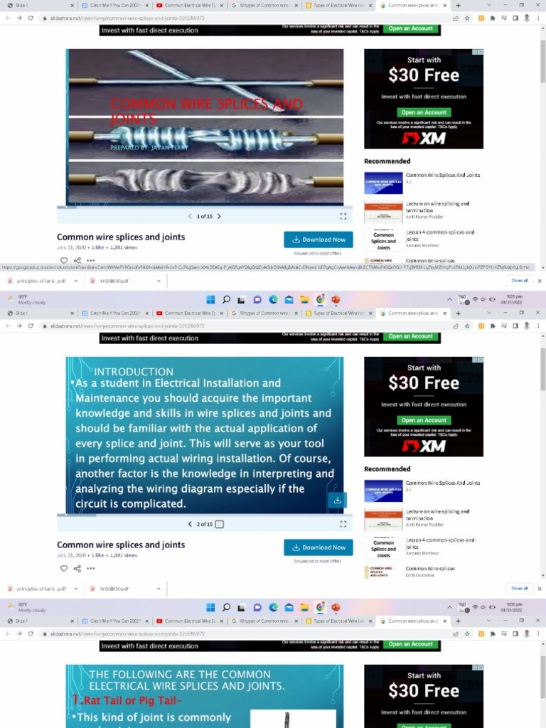 Electrical Joints | PDF
