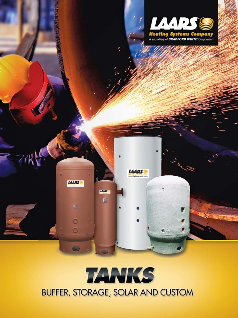 Buffer Tanks - Laars | PDF | Boiler | Water Heating