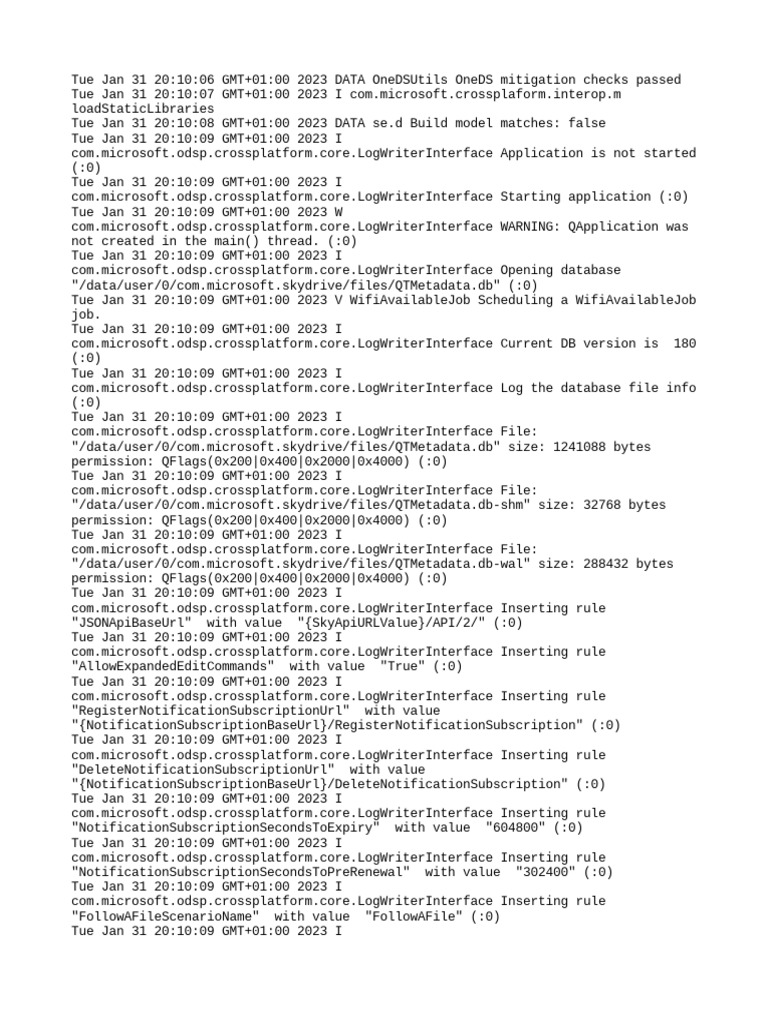 Current Log | PDF | Computer File | Databases