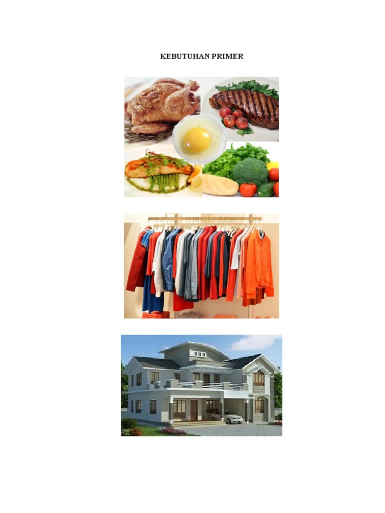 Kebutuhan Primer Sekunder DLL | PDF