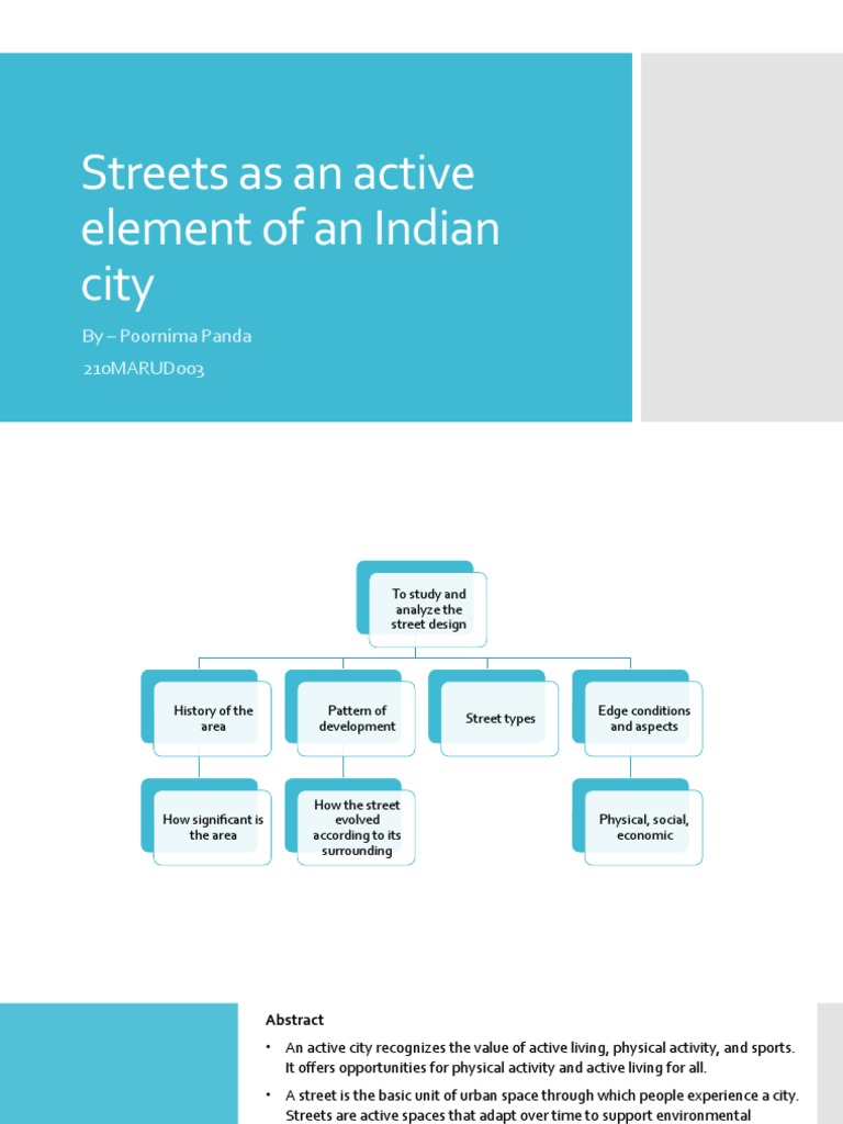 Active Street Design in Indian Cities | PDF | Street | City