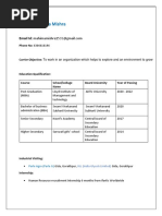 Chandan Mani Tiwari CV | PDF