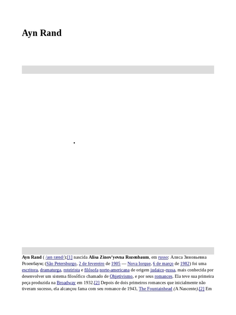 Rand | PDF | Ayn Rand